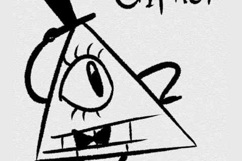 bill cipher gravity falls coloring pages