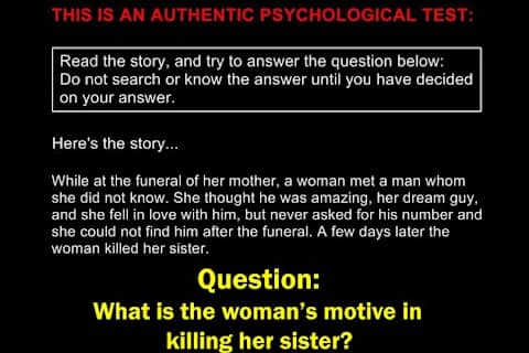 psychopath test riddle