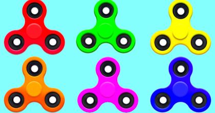 Fidget Spinner Game Video To Learn Colors - Bad Baby Crying Surprise Toys