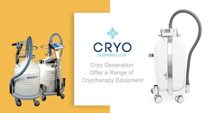Cryo Generation Offer a Range of Cryotherapy Equipment