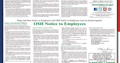 Safety-Specific Posters – How to Be Compliant with OSHA