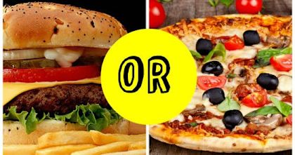 Burger Vs Pizza