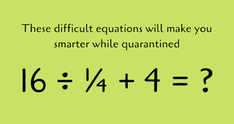challenging math equations