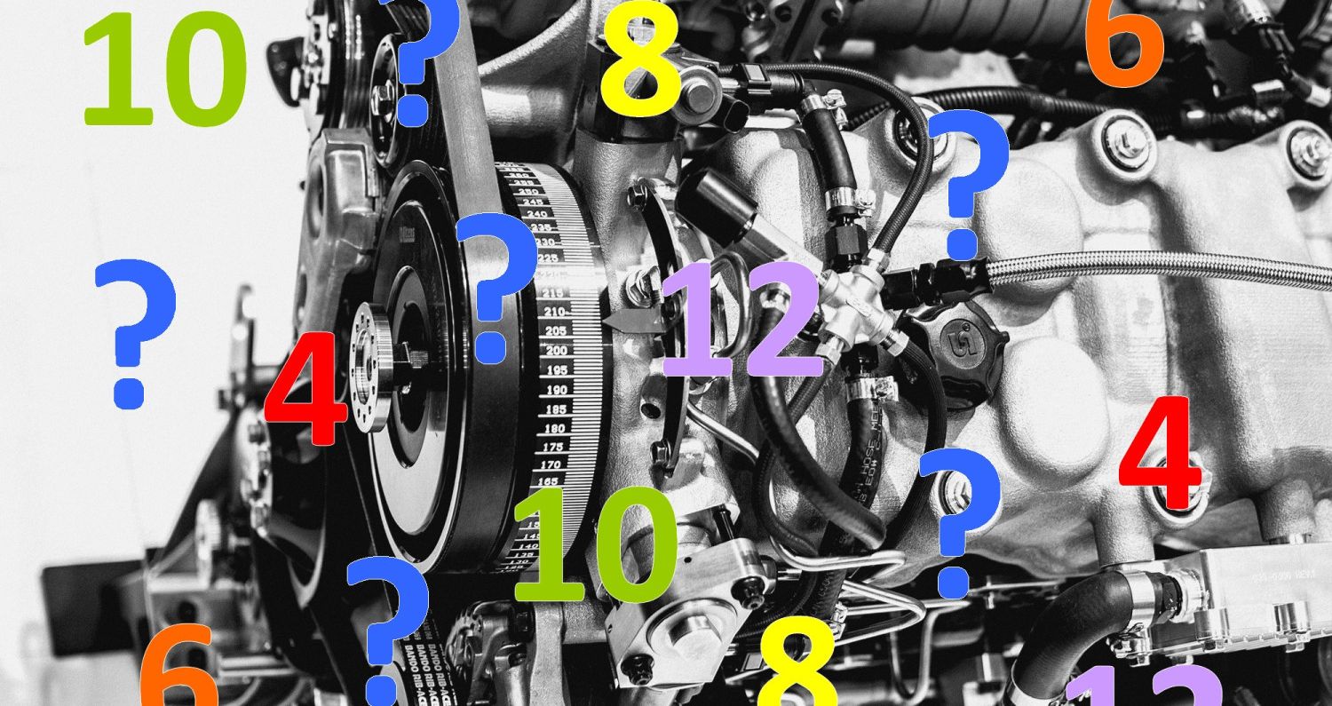 Koliko valjev ima motor avta na sliki?