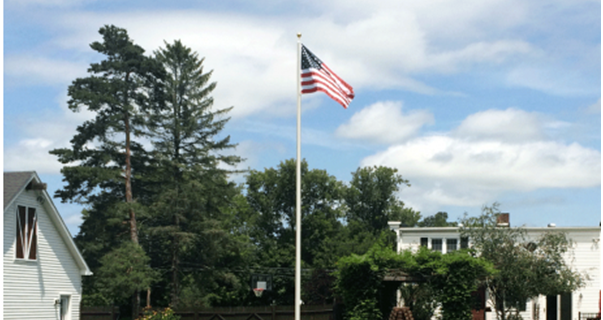 Learn how to choose the right location for an in-ground flagpole
