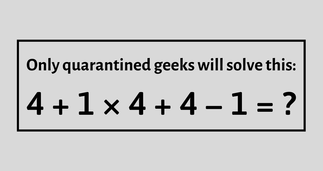 Only Geeks Will Solve These 15 IQ Questions