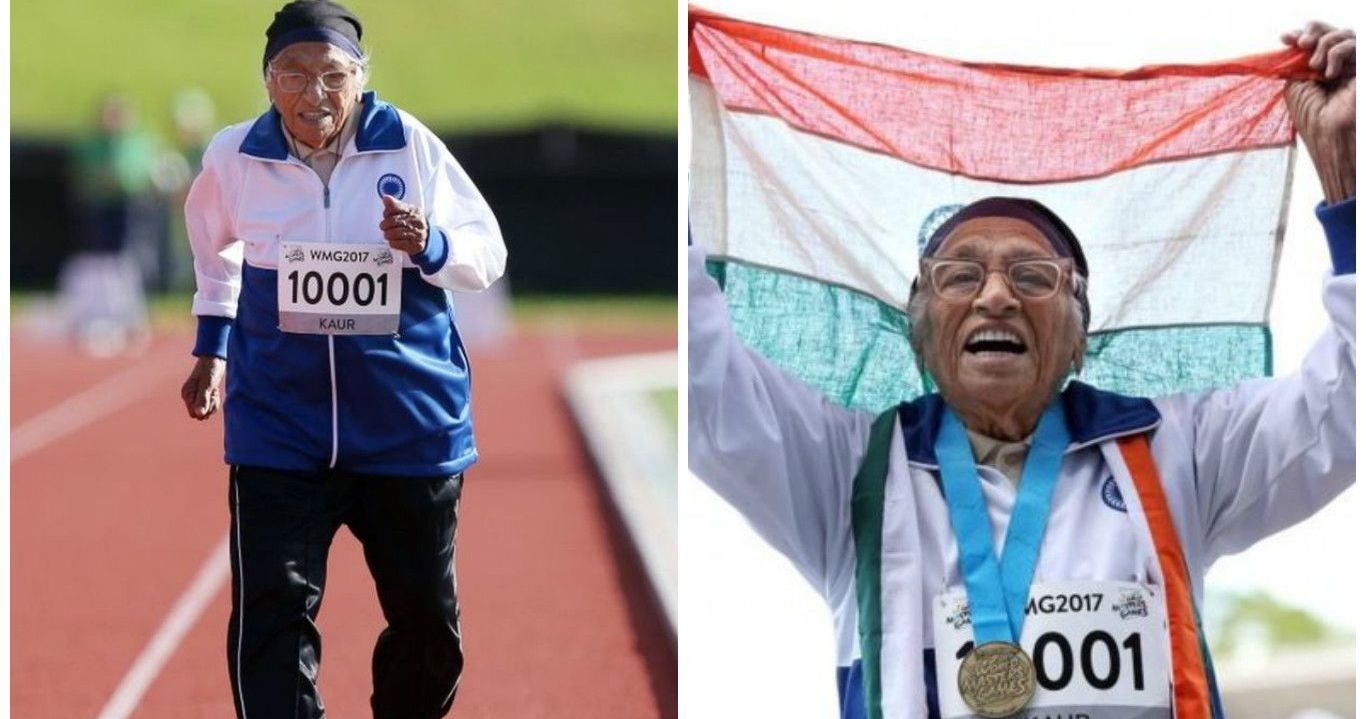 This 101-Year-Old Indian Woman Won The 100 M Sprint At The World ...
