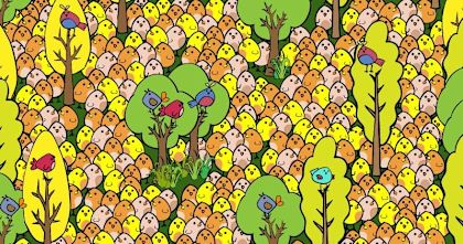 Can You Find The Hidden Egg in These Easter Chicks?