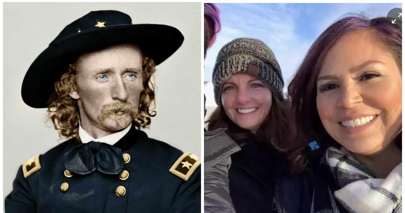 A Direct Descendent Of General Custer Went To Standing Rock To ...